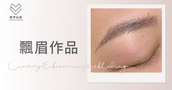 飄眉作品-台中飄眉推薦-愛甲玩美